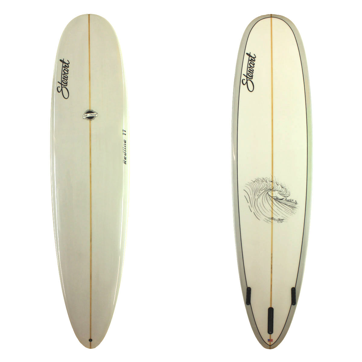 Redline 11 - 9'0" - 70.90L - PU - Light Grey – Stewart surfboards Europe